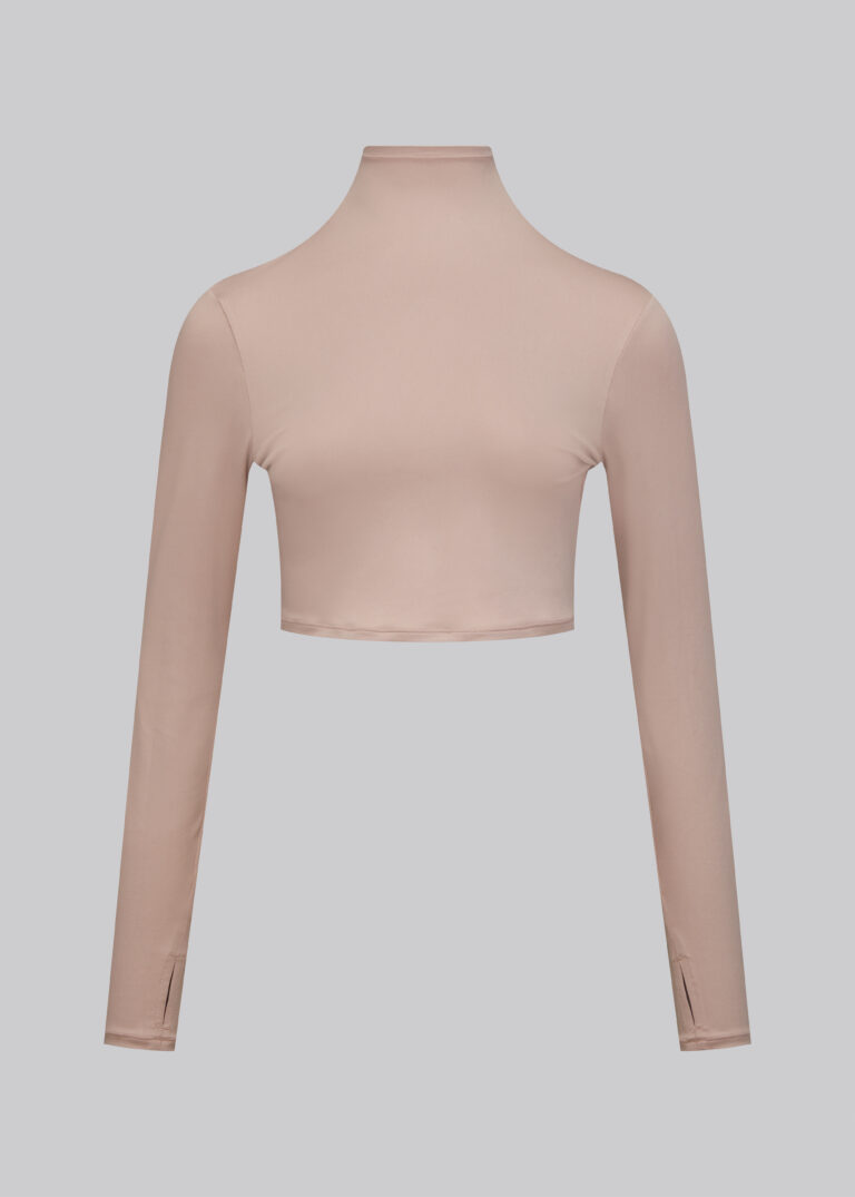 MADEIRA ESSENTIAL LONG SLEEVED TURTLENECK CROP TOP (AERYANN) – Arumn